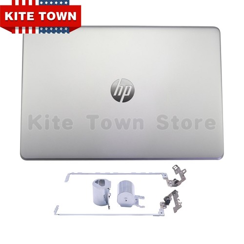 New HP 15-BS 15T-BR 15-BW LCD Back Cover+Hinges+Hinge Cover Silver ...