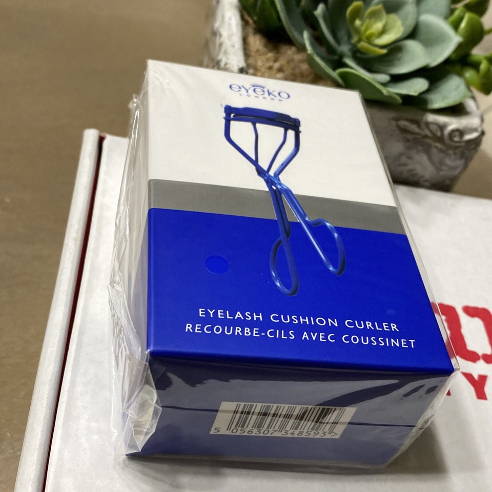 EYEKO London Eyelash Cushion Curler Blue NEW SEALED BOX Full Sized R1 ...