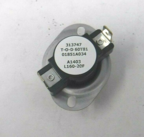 Lennox Furnace 46K08 L160-20F Aux. Limit Switch R01851A034 (OEM) *BRAND ...