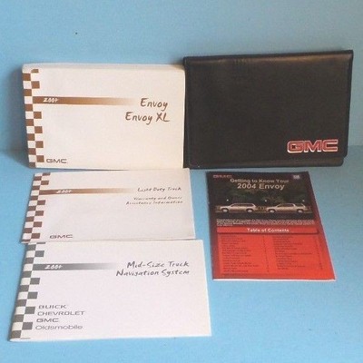 04 2004 GMC Envoy/Envoy XL owners manual with Navigation | eBay