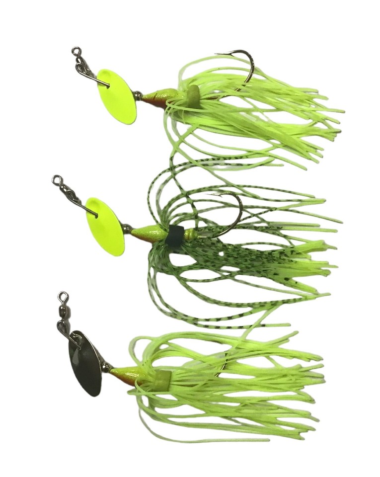 BUY 3, GET 3 FREE! 1/4 Oz. IN LINE BUZZ BAITS! Killer Baits! | eBay