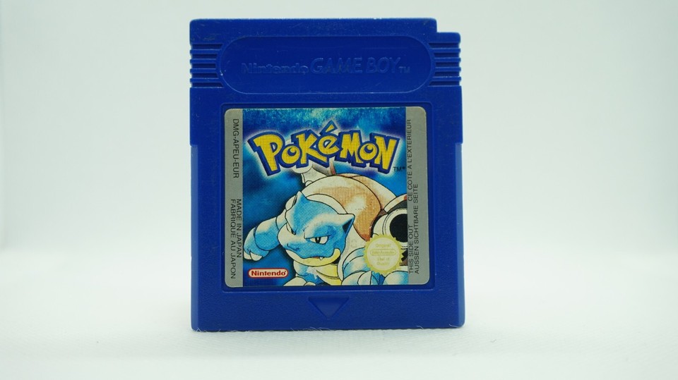 Pokemon Blue Version Nintendo Game Boy Gameboy Original EUR PAL 1988 ...