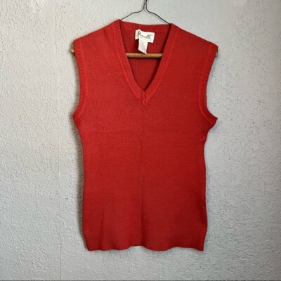 Marcello Salmon 70’s CottageCore Unisex Vest Size Medium | eBay