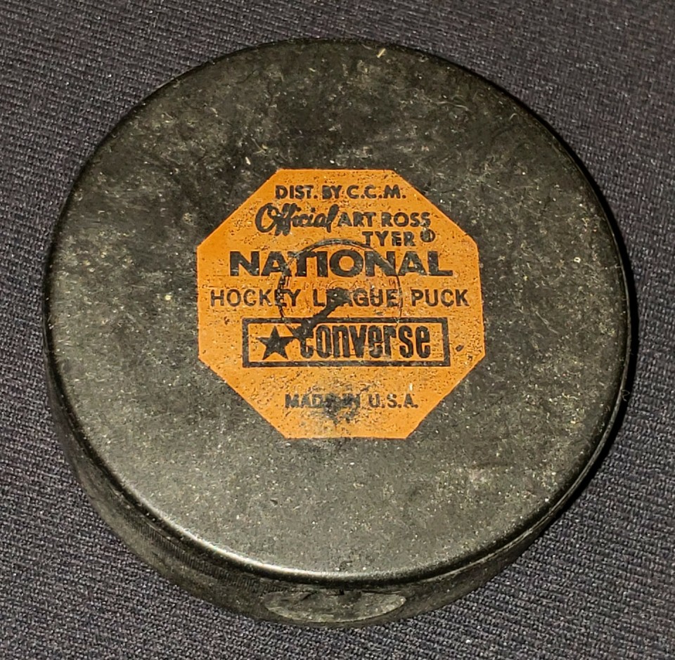 1969/1977 - ATLANTA FLAMES - NHL - "CONVERSE" - HOCKEY PUCK - ORIGINAL ...