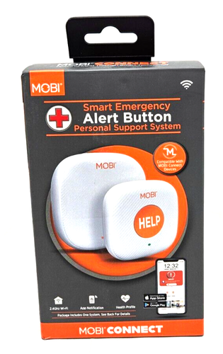 Mobi Smart Emergency Alert Button Personal Support System Wi-Fi App ...