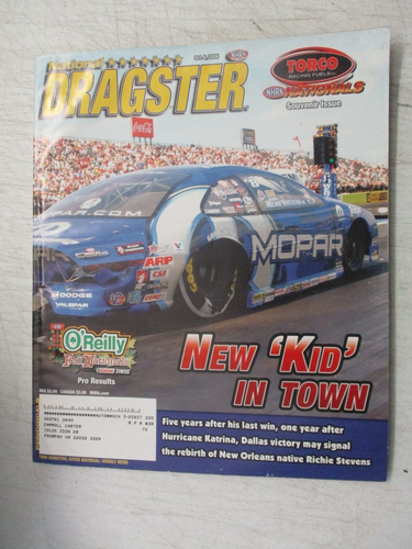 NATIONAL DRAGSTER MAGAZINE OCT 6, 2006 RICHIE STEVENS JR LEN IMBROGNO ...