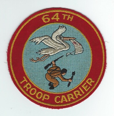 50's 64th TROOP CARRIER SQUADRON patch | eBay