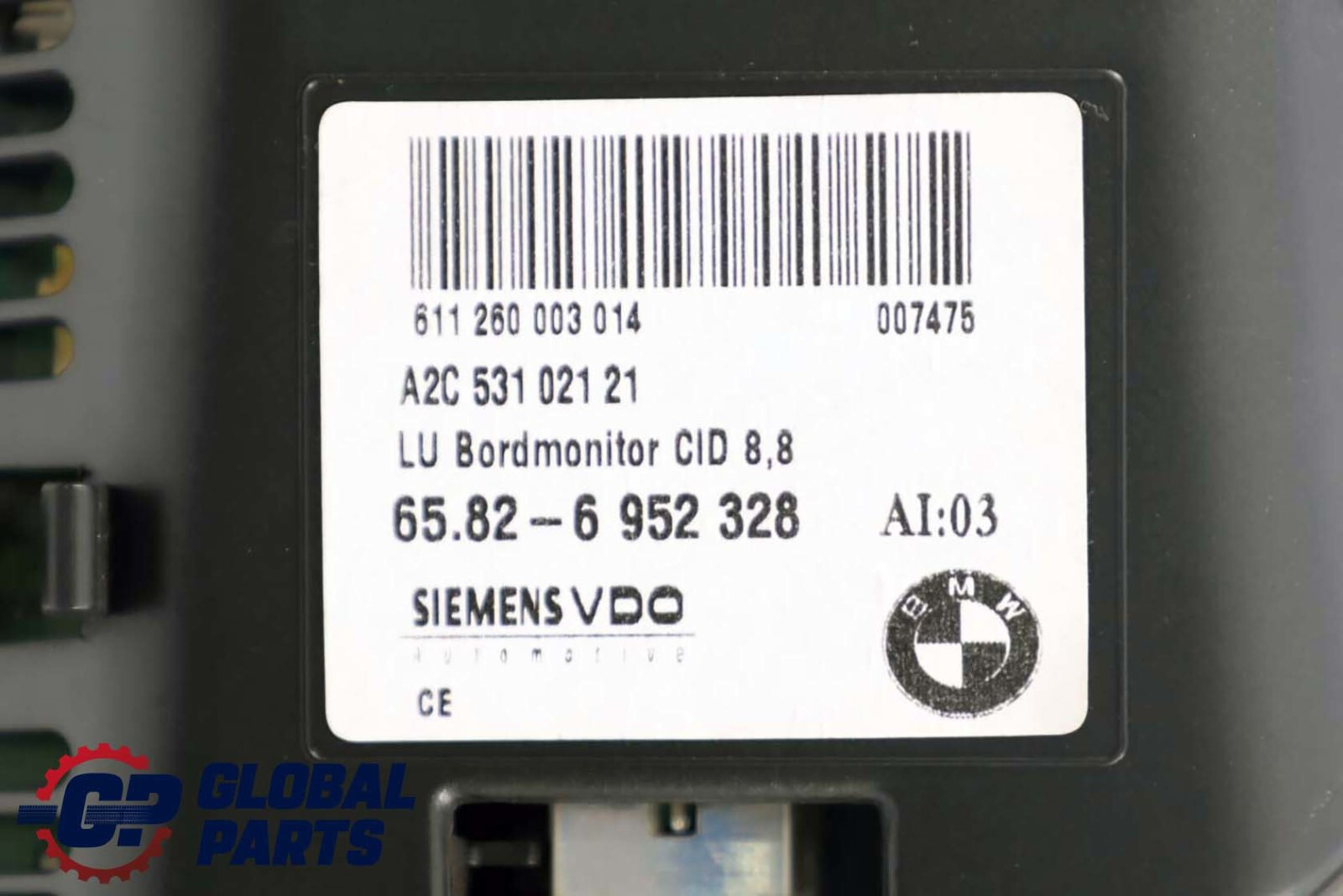 BMW 5 6 Series E60 E63 On-board Navigation Display Monitor Screen 8,8" 6952328 | eBay