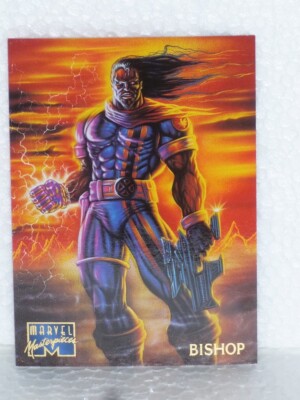 BISHOP Card #12 - DIMITRI PATELIS - Marvel Masterpieces - 1995 - Fleer ...