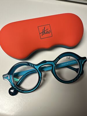 Theo Jackie Blue Round Limited Edition Stunning Deco Frame NWC ...