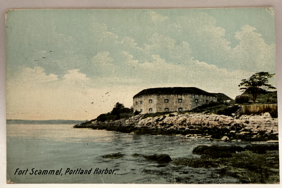 Fort Scammel Portland Maine Interior Of Old Fort Scammel, Portland ME