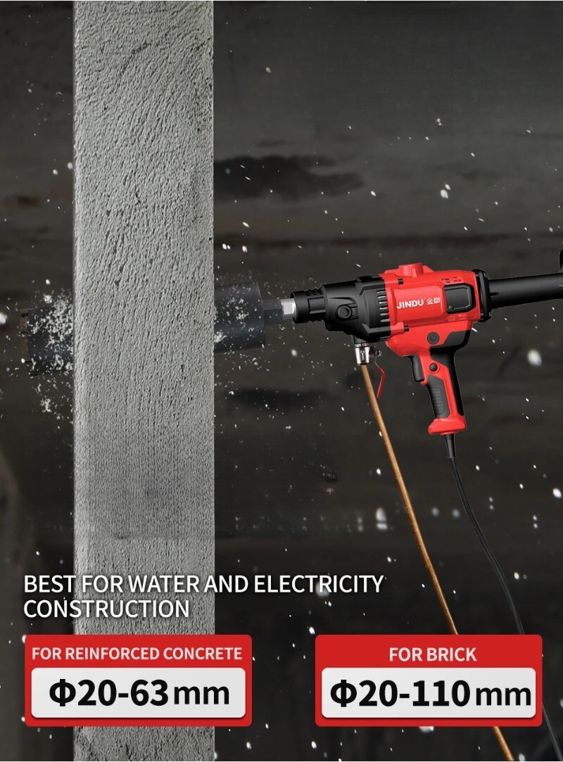 1600W Drilling Machine Concrete Water Electric Drill Handheld Drilling ...