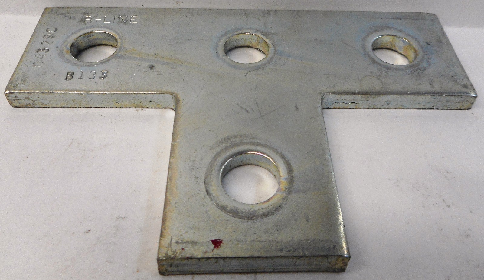 B-LINE ZINC PLATED CARBON STEEL FLAT TEE STRUT FITTING | eBay