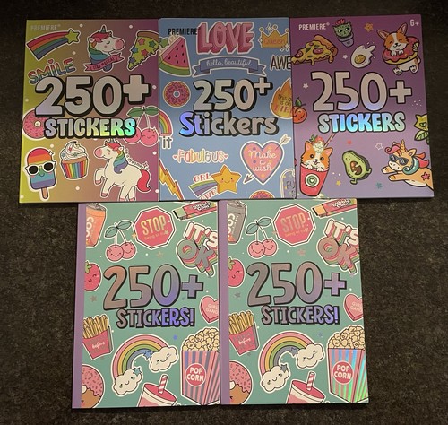 Lot of 5 Sticker Books Assorted Fun Planning Crafting Journaling ...