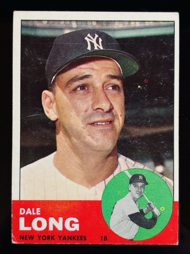 1963 Topps Baseball #484 Dale Long New York Yankees | eBay