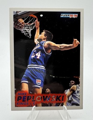 1993-94 Fleer Sacramento Kings Mike Peplowski #374 Rookie | eBay