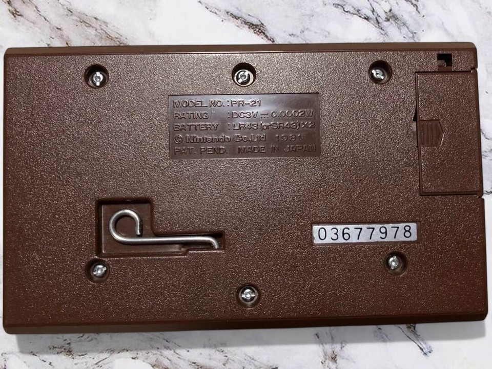 NINTENDO GAME AND & WATCH Parachute Octopus Donkey Kong Fire Popeye ...