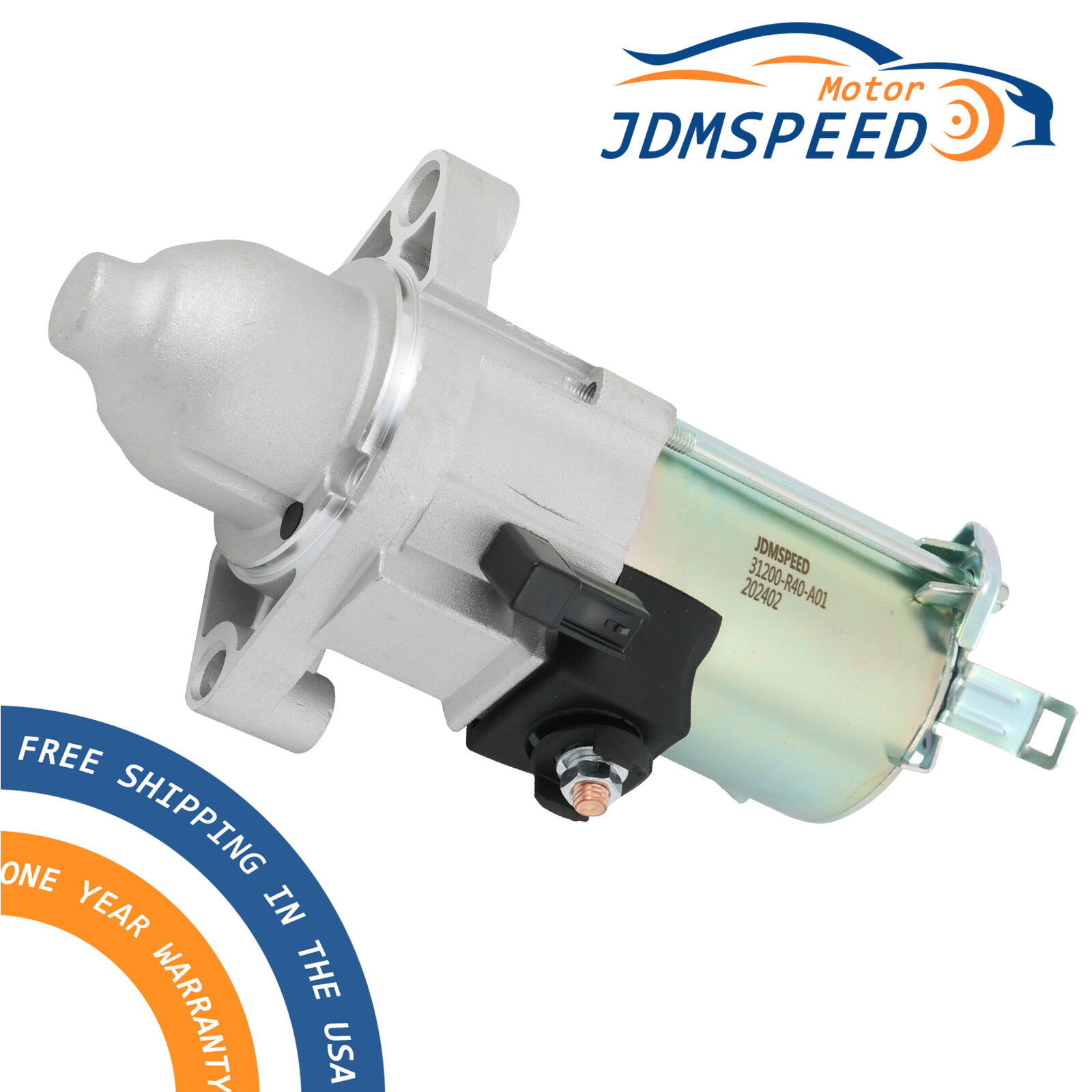 12 V Starter fit for 2007-2011 Honda Cr-v 2.4l 31200-R40-A01 31200-RAA ...