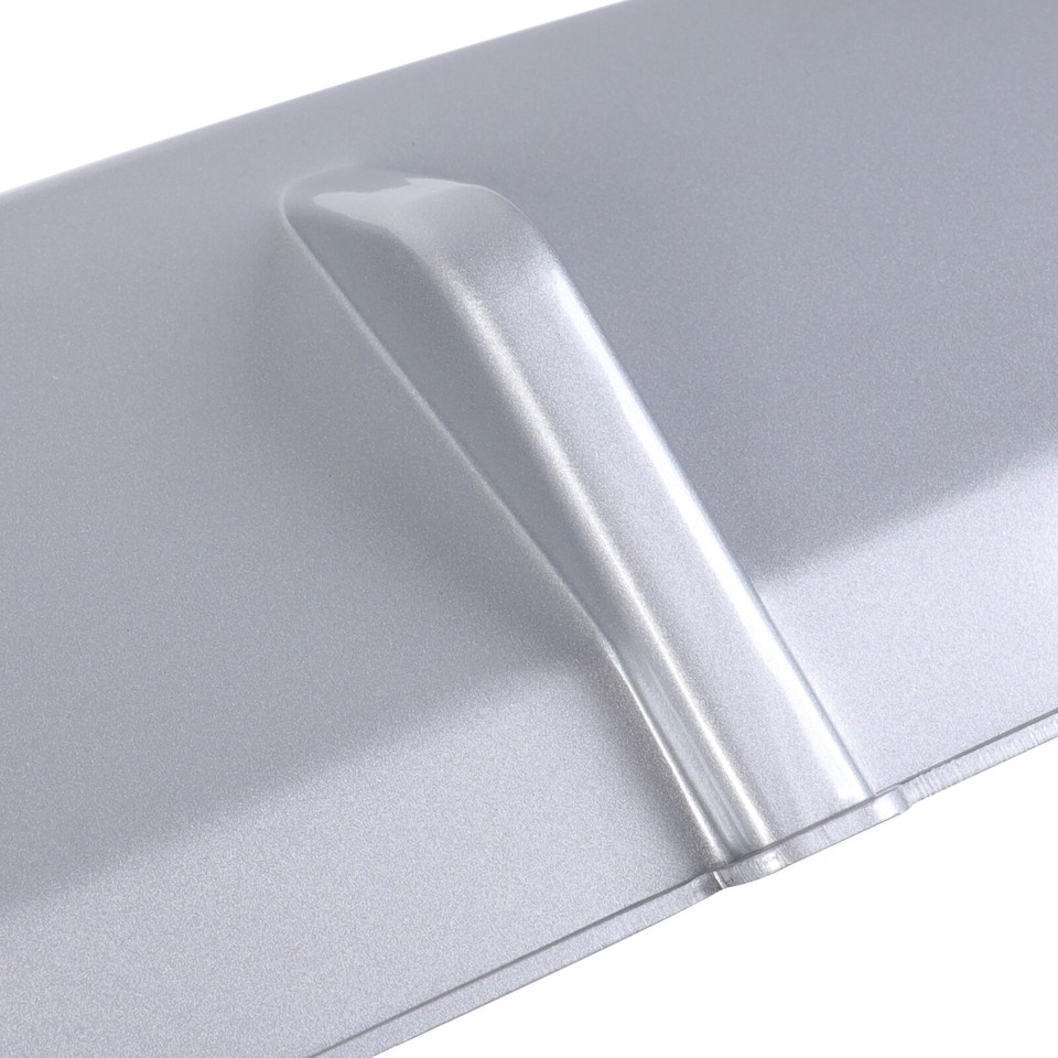 Universal Rear Bumper Lip Splitter Spoiler Chrome Diffuser Exhaust Pipe ...