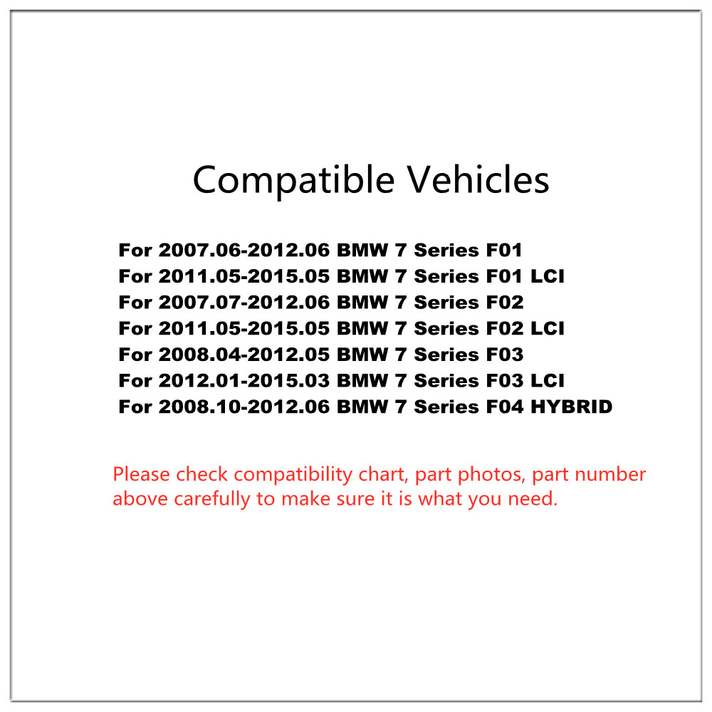 New Cup Holder Outer Cover for 2008-2015 BMW 7 Series F01 F02 F04 ...