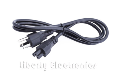 6 Ft. Universal 3 Prong Mickey Mouse Power Cable for Laptops / TVs / AC ...