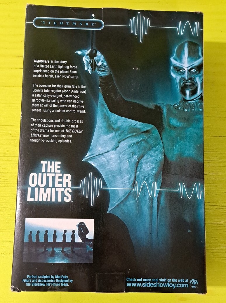 2002 Sideshow Collectibles The Outer Limits Nightmare 12" Ebonite ...
