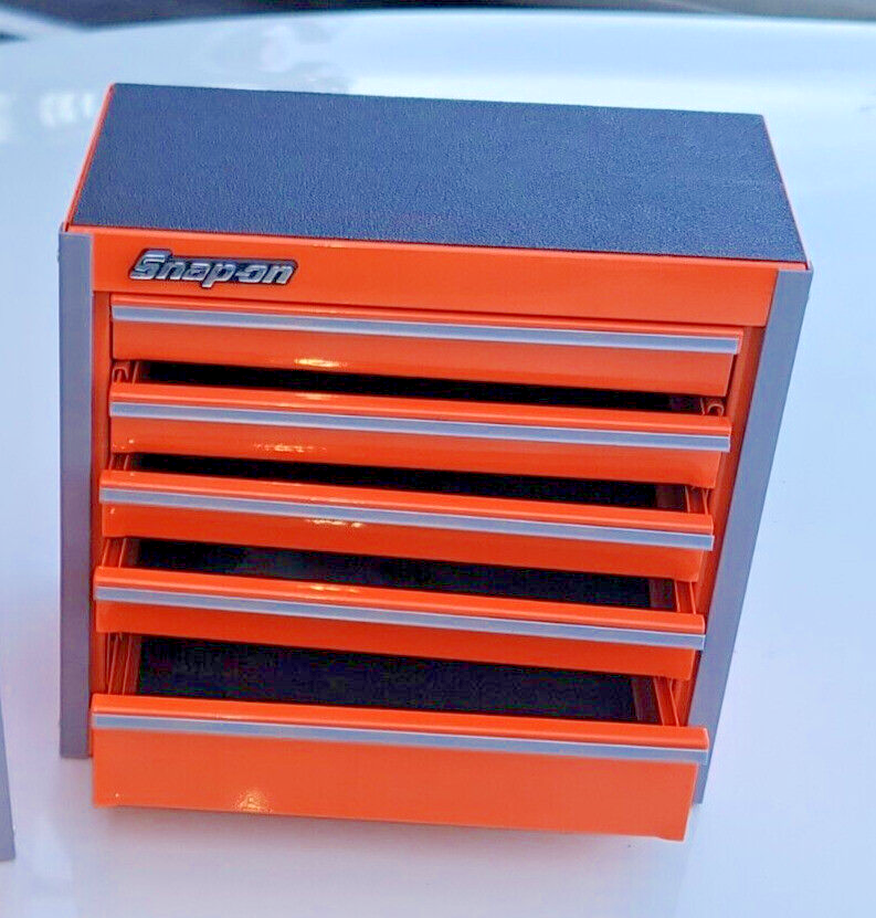 Snap-On ™ New Electric Orange Miniature Bottom Tool Box Base Cabinet ...