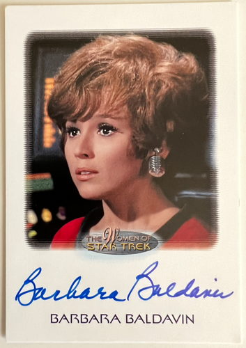 Barbara Baldavin Autographed Trading Card 2021 Women of Star Trek WOST ...