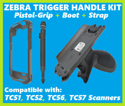 Zebra TRG-TC51-SNP1-03 Trigger Handle Kit TC51, TC52, TC56, TC57 ...