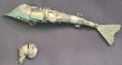 Antique Chinese Articulated Fish Poison Taster - GDC - LOOKS VERY OLD ...