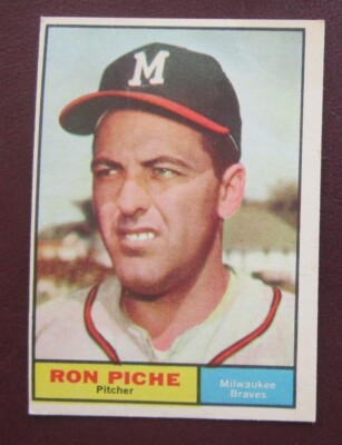 1961 Topps Ron Piche (Milwaukee Braves) #61 VG/EX | eBay