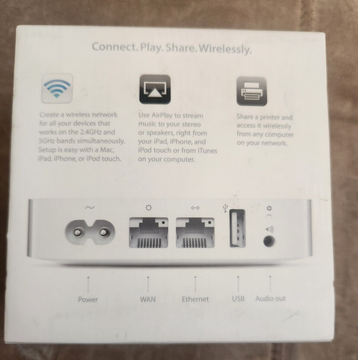 Apple A1392 AirPort Express Base 4-Port Router - MC414AM/A for sale ...