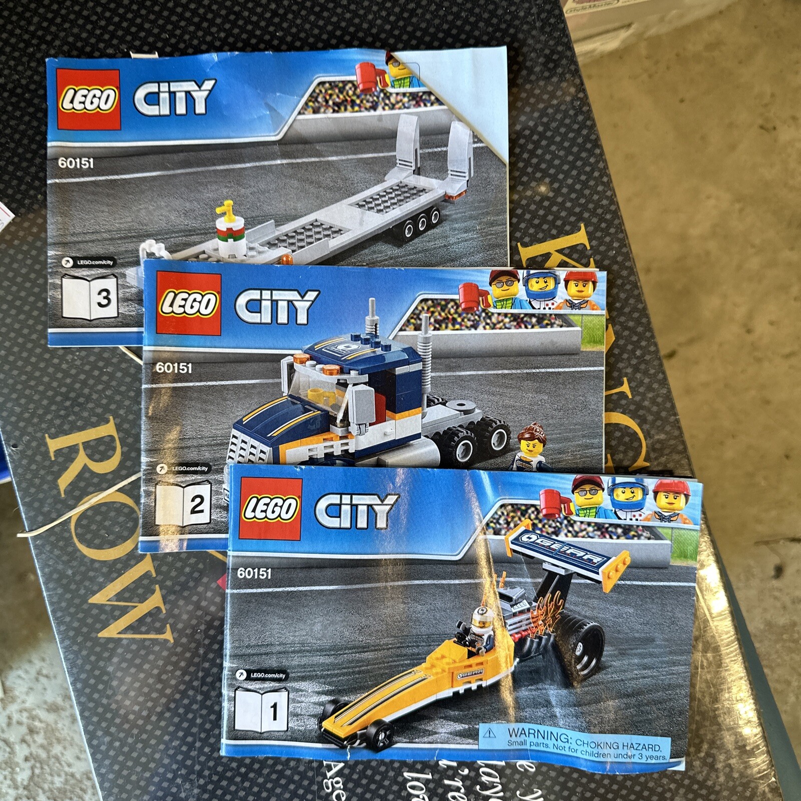 Lego City 60151: Dragster Transporter Complete Set With Manuals | eBay