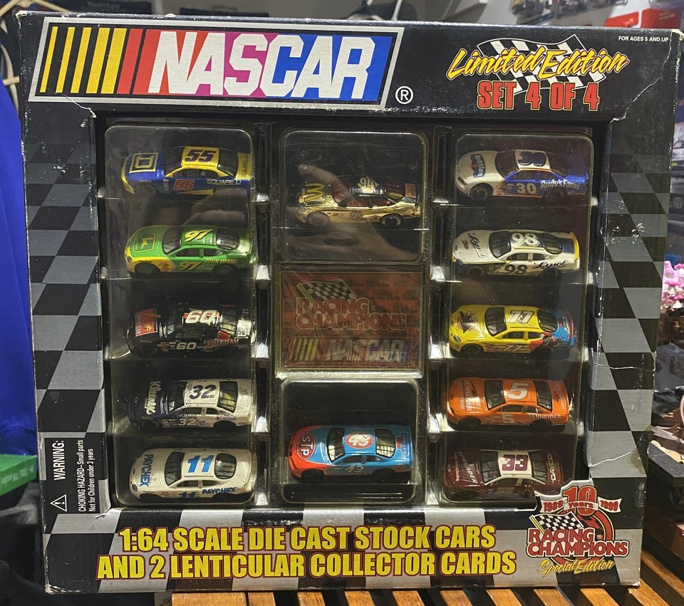 Nascar Limited Edition Collector's COMPLETE SET Racing Champions 1:64 ...
