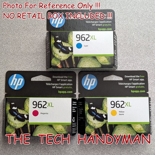 3-PACK HP GENUINE 962XL COLOR INK (NO RETAIL BOX) OFFICEJET PRO 9010 ...