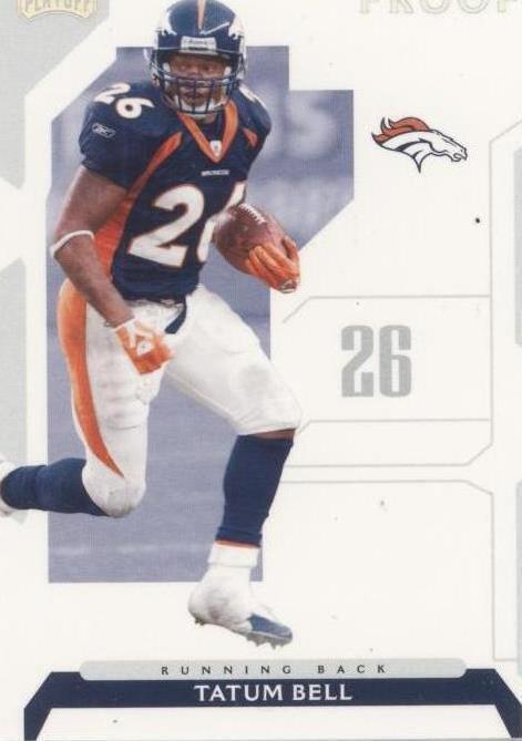 2006 Playoff NFL Playoffs - Tatum Bell #61 Silver Proof /250 for sale ...