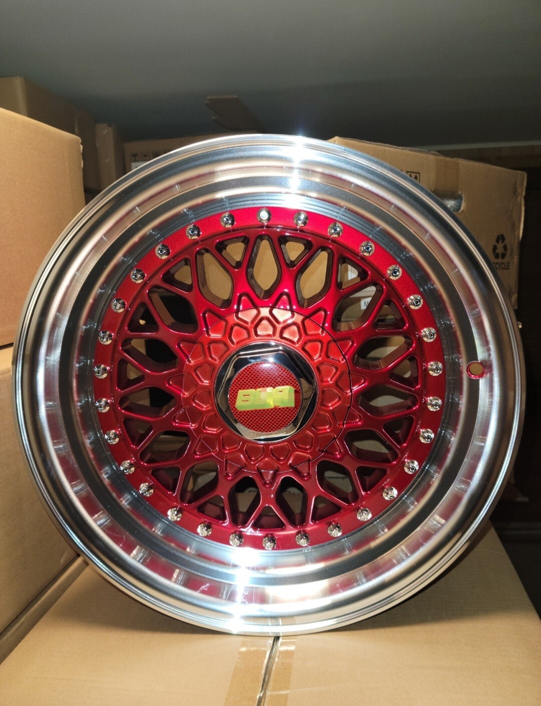 Sold OUT STYLE REPS WHEELS RIMS 16X7.5 +15 OFFSET 4X100/4x114.3 Red ...