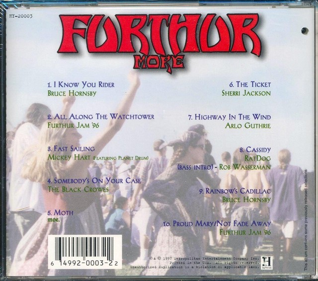 Furthur More by Various Artists (CD, Jun-1997, Hybrid Recordings) for ...
