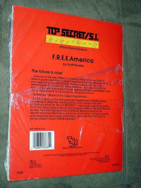 TSR 1989 : Top Secret / S.I. - F.R.E.E. America (SEALED/NEW) #TSAC7 | eBay