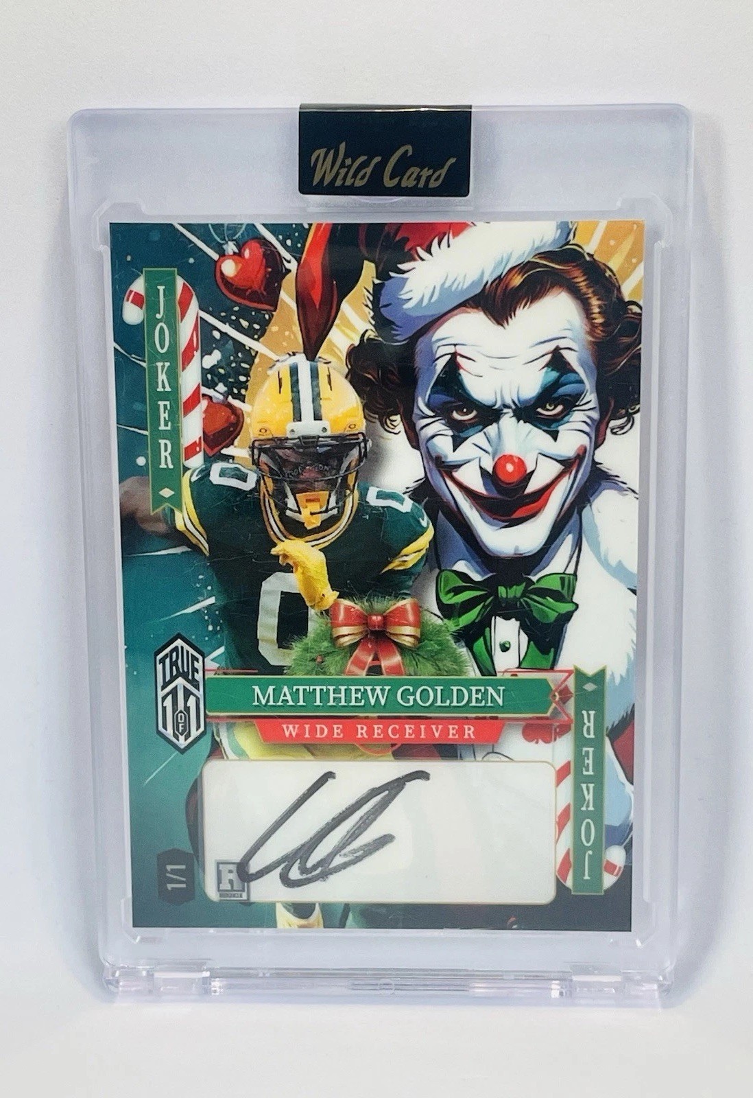 Wild Card Jokers Wild Matthew Golden RC Auto 1/1 JOKER