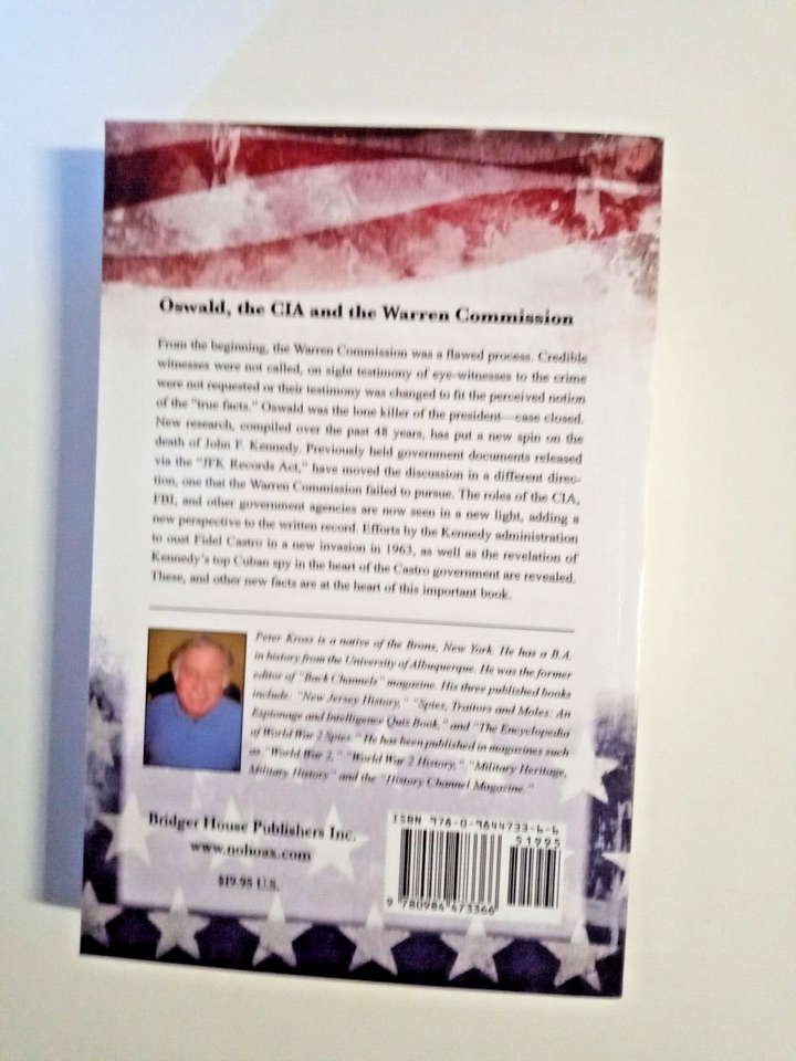 Oswald, the Cia and the Warren Commission by Peter Kross (2011, Trade ...