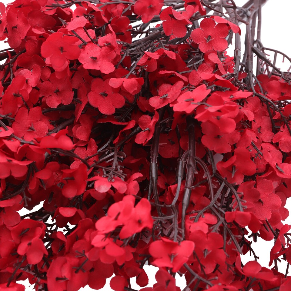 6pcs Artificial Flowers Outdoor Fake Plastic Plants Party Wedding Home ...