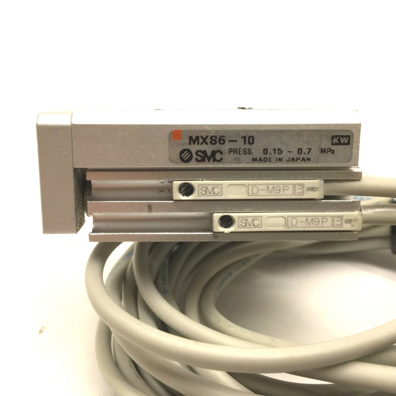 SMC MXS6-10 Pneumatic Slide Table Stroke: 10mm, Pressure 0.15-0.7MPa w ...