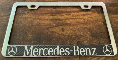 Mercedes Benz Dealership Vintage License Plate Frame S-Class AMG GLC ...