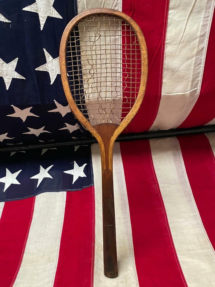 Vintage 1920s Fairview Wood Tennis Racquet Chicago,Illinois Antique ...