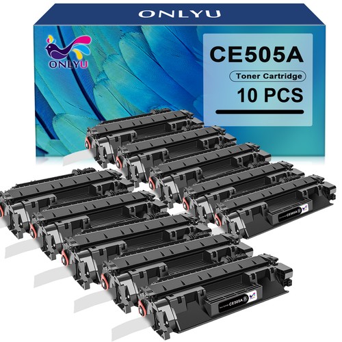 10PK High Yield CE505A Toner cartridge For HP LaserJet P2035 P2050 ...