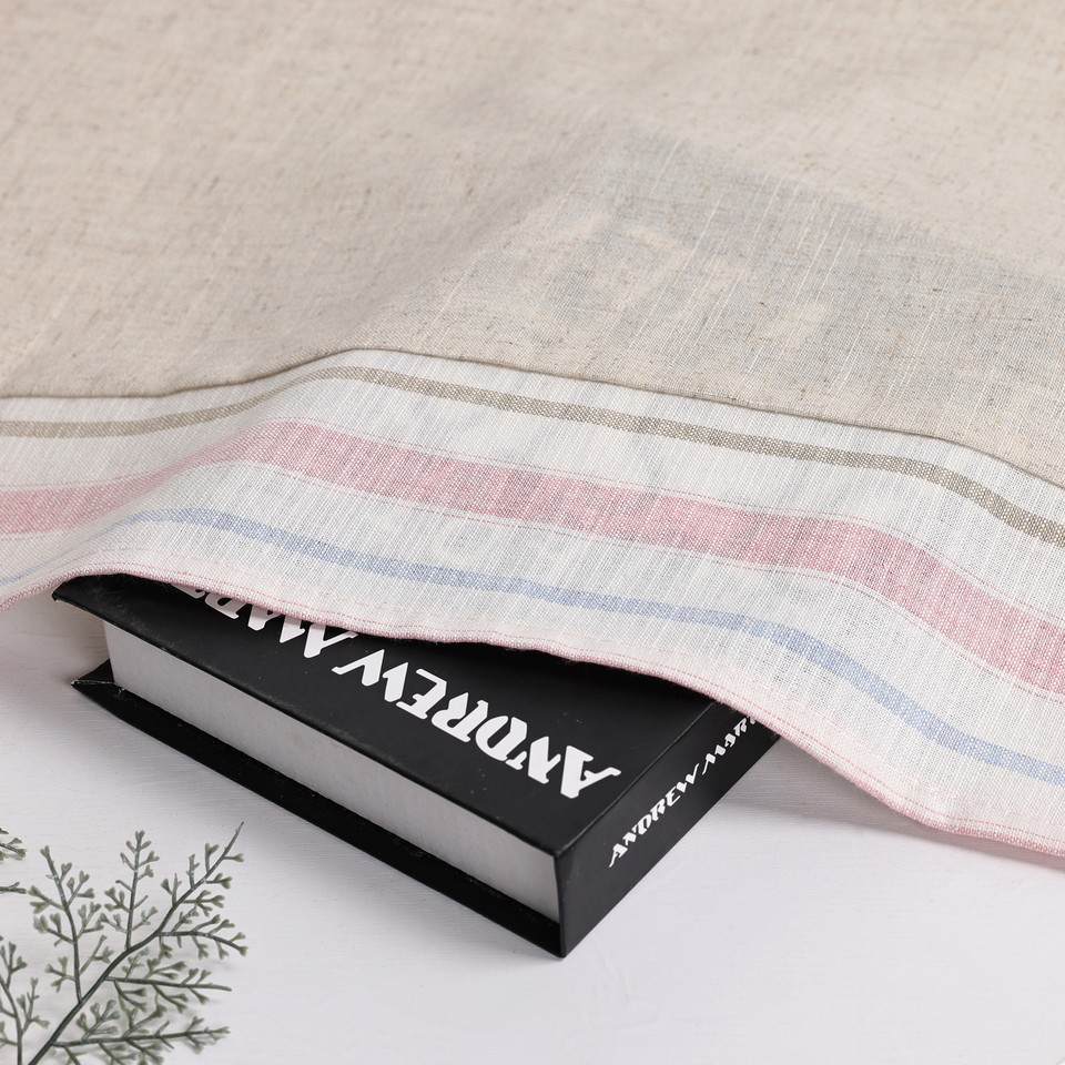 2X Short Curtains Cafe Kitchen Small Flax Net Curtain Valance Window ...