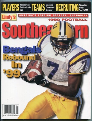 1999 Lindy's Southeastern Football Magazine LSU Rondell Mealey 89764b35 ...