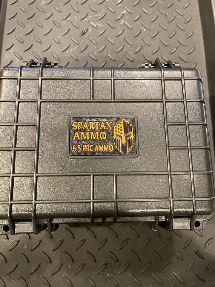7 PRC Cartridge Spartan Ammo Box Case Waterproof Lockable Vented | eBay