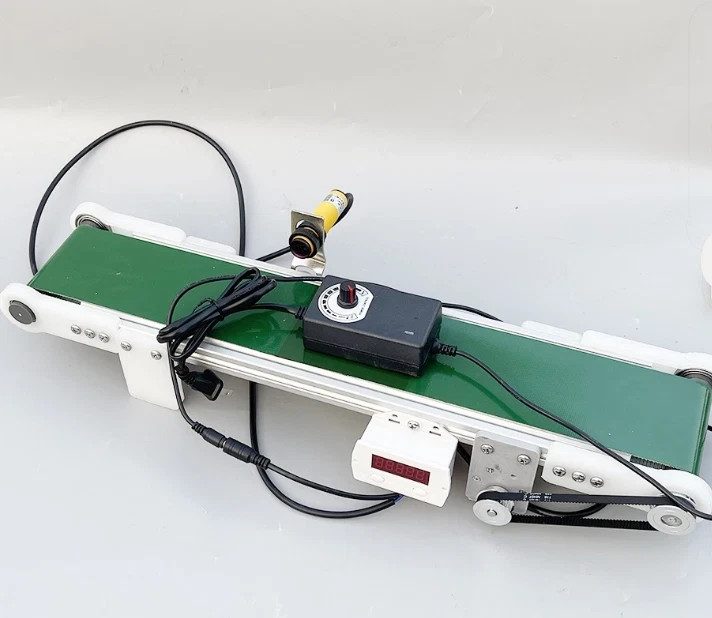 Mini Production Line Conveyor Desktop Conveyor Belt with Photoelectric ...